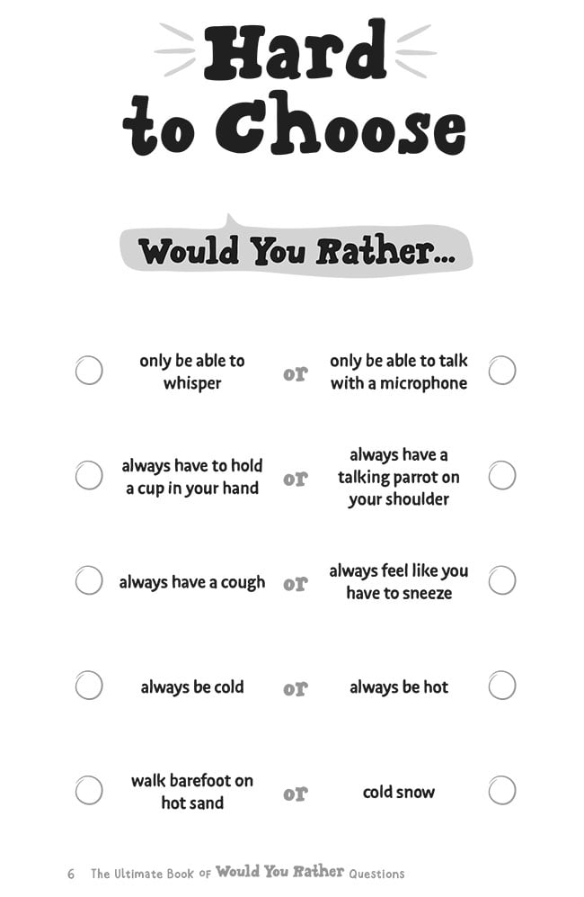 Would You Rather Book - The Best Ideas for Kids