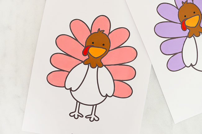 Turkey Disguise Ballerina (Free Template) - The Best Ideas for Kids