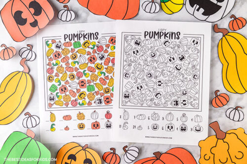 Pumpkin I Spy (Free Printables) - The Best Ideas for Kids