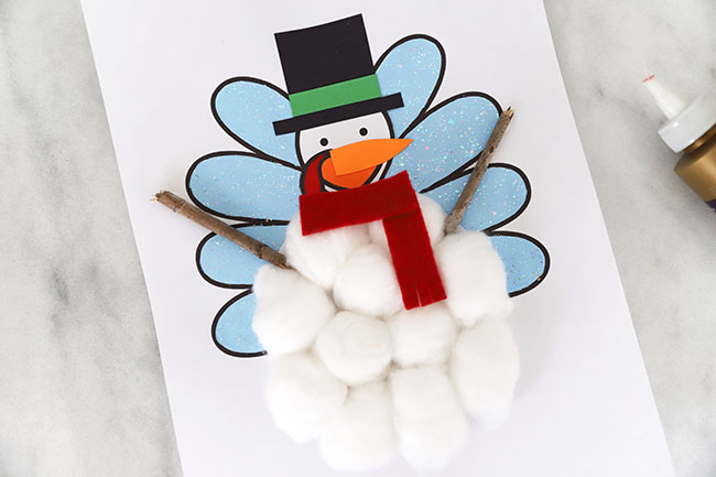 Snowman Turkey Disguise (Free Template) - The Best Ideas for Kids