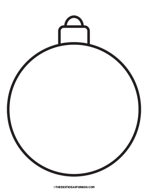 Ornament Template (Free Printable) - The Best Ideas for Kids