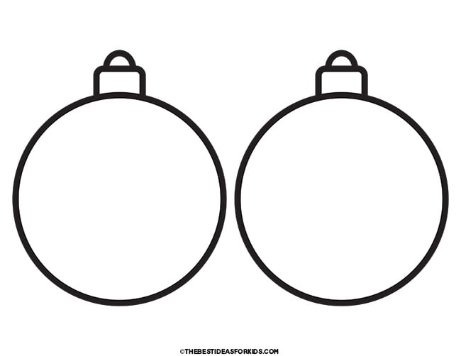 Ornament Template (Free Printable) - The Best Ideas for Kids