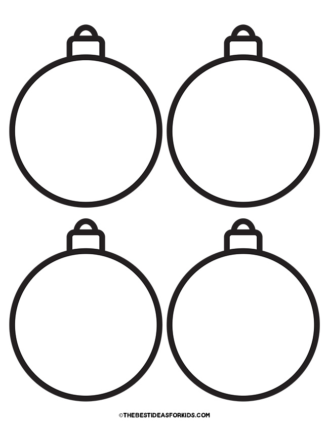 Ornament Template (Free Printable) - The Best Ideas for Kids
