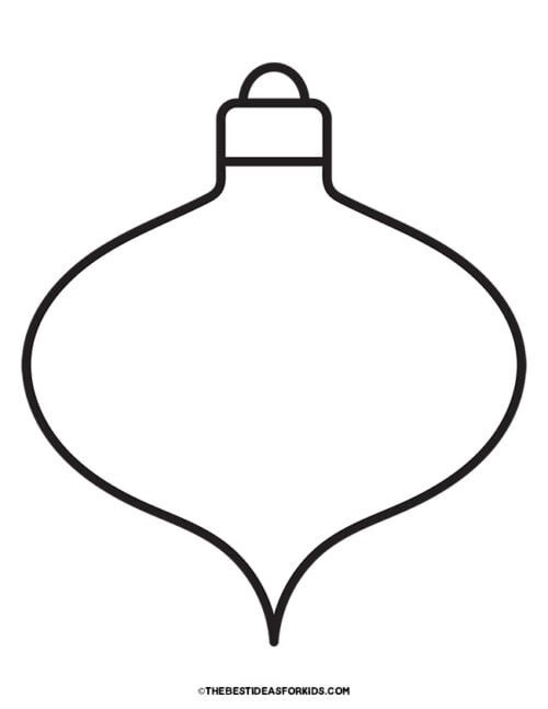 Ornament Template (Free Printable) - The Best Ideas for Kids