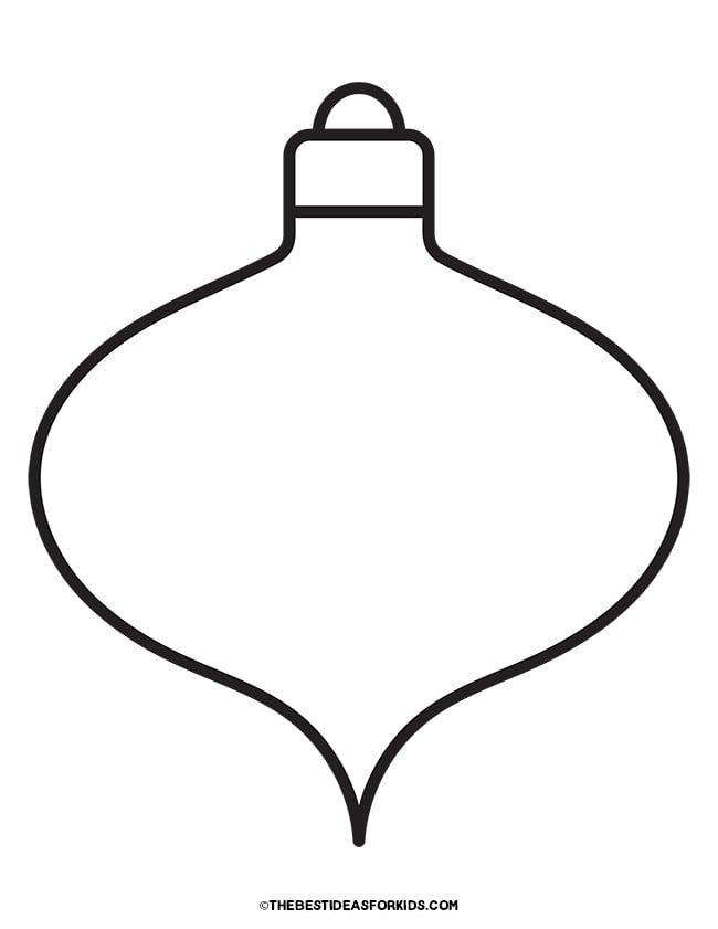 Ornament Template (Free Printable) - The Best Ideas for Kids