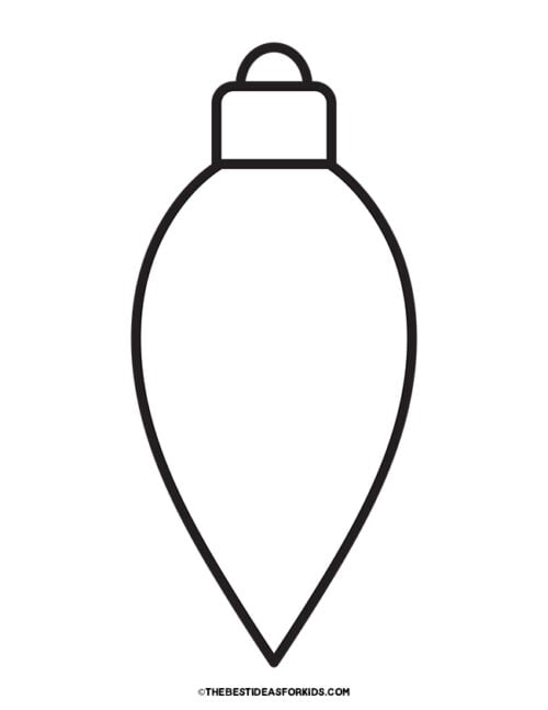 Ornament Template (Free Printable) - The Best Ideas for Kids