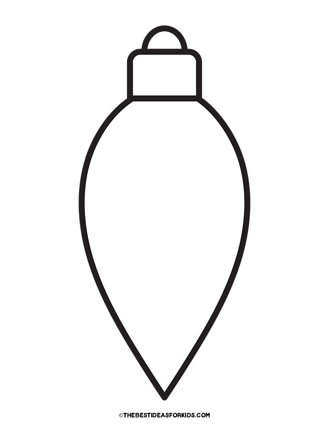 Ornament Template (Free Printable) - The Best Ideas for Kids