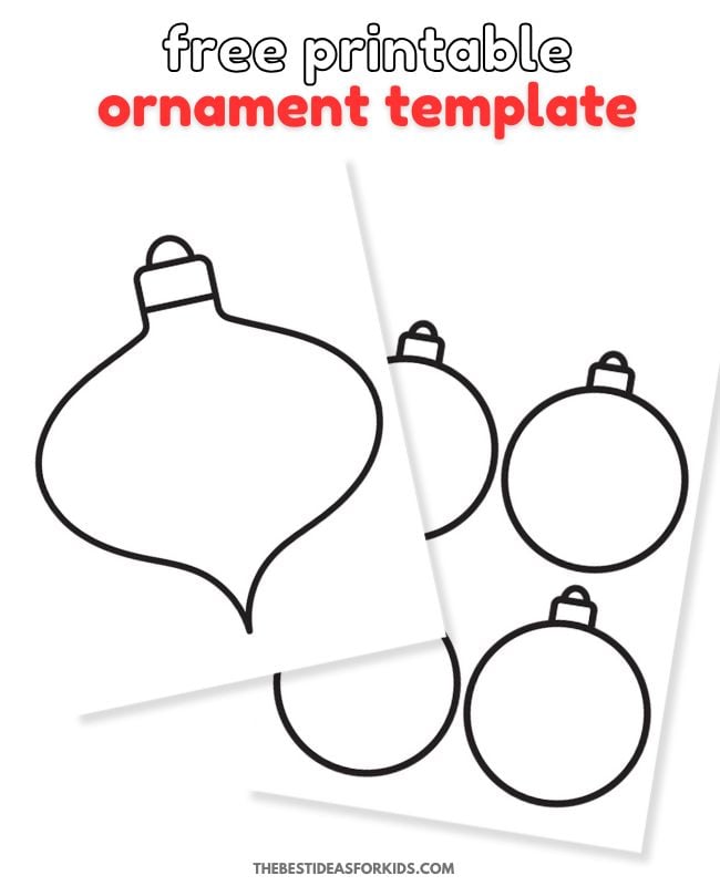 Ornament Template (Free Printable) - The Best Ideas for Kids