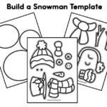 Snowman Template (Free Printables) - The Best Ideas for Kids