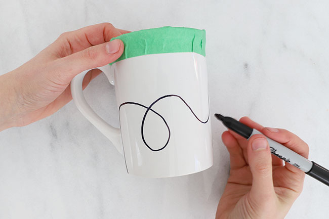 Christmas Fingerprint Mugs - The Best Ideas for Kids