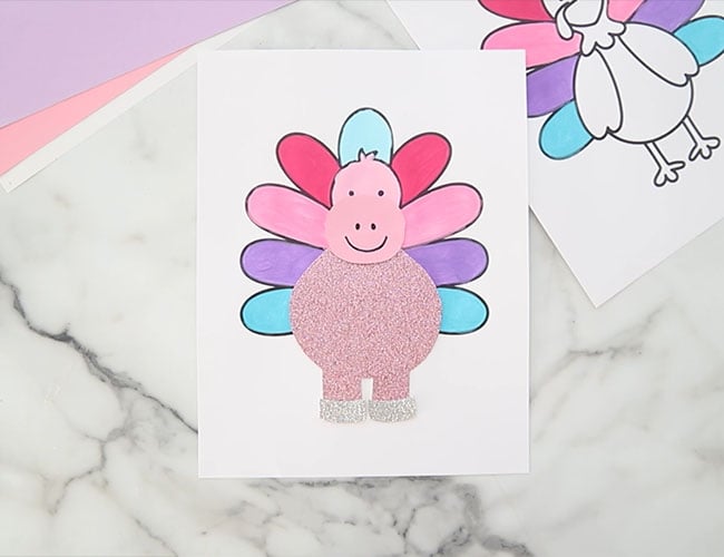 Unicorn Turkey Disguise (Free Template) - The Best Ideas for Kids