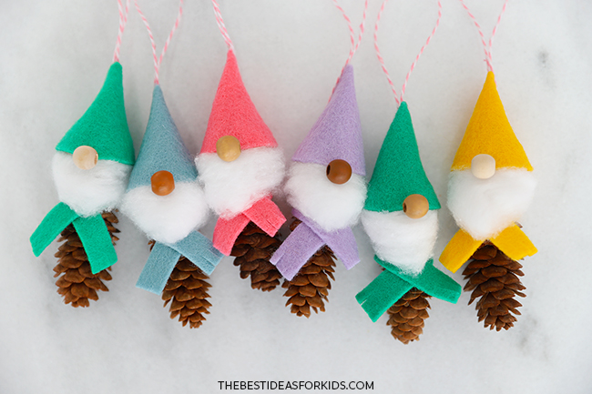 Pine Cone Gnome Ornament - The Best Ideas for Kids