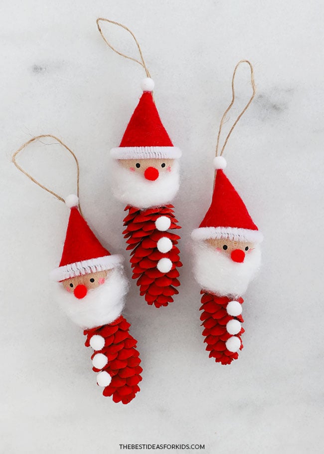 Pine Cone Santa - The Best Ideas for Kids