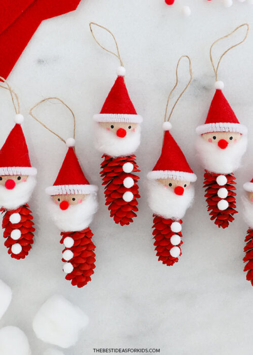 Pine Cone Santa - The Best Ideas for Kids