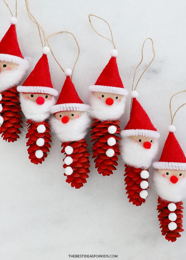 Pine Cone Santa - The Best Ideas for Kids