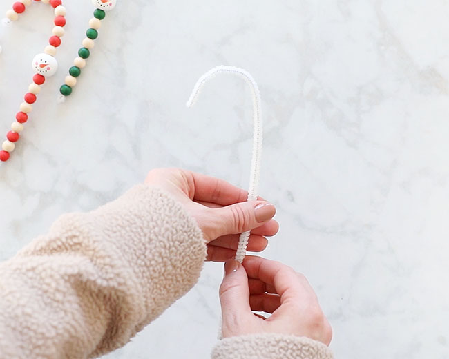 Wood Bead Candy Cane - The Best Ideas for Kids