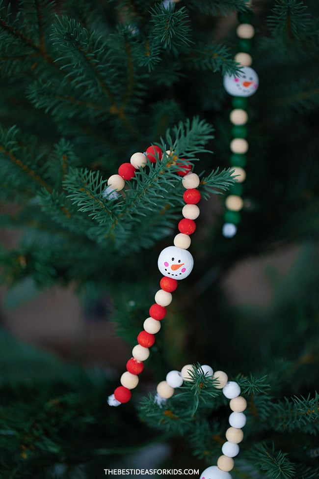Wood Bead Candy Cane - The Best Ideas for Kids