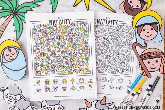 I Spy Nativity (Free Printable) - The Best Ideas for Kids