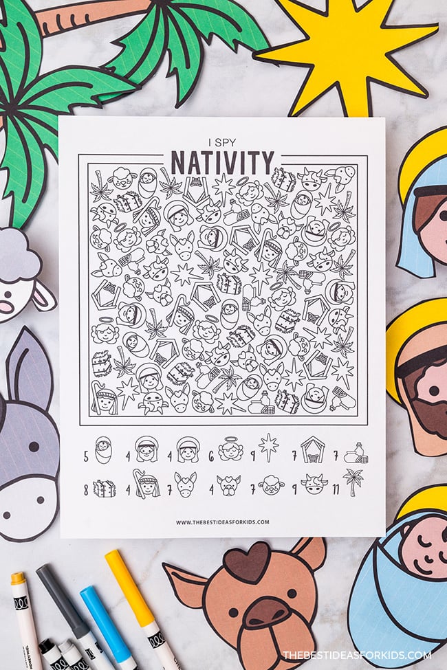 I Spy Nativity (Free Printable) - The Best Ideas for Kids