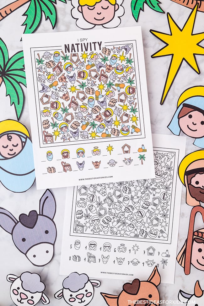 I Spy Nativity (Free Printable) - The Best Ideas for Kids