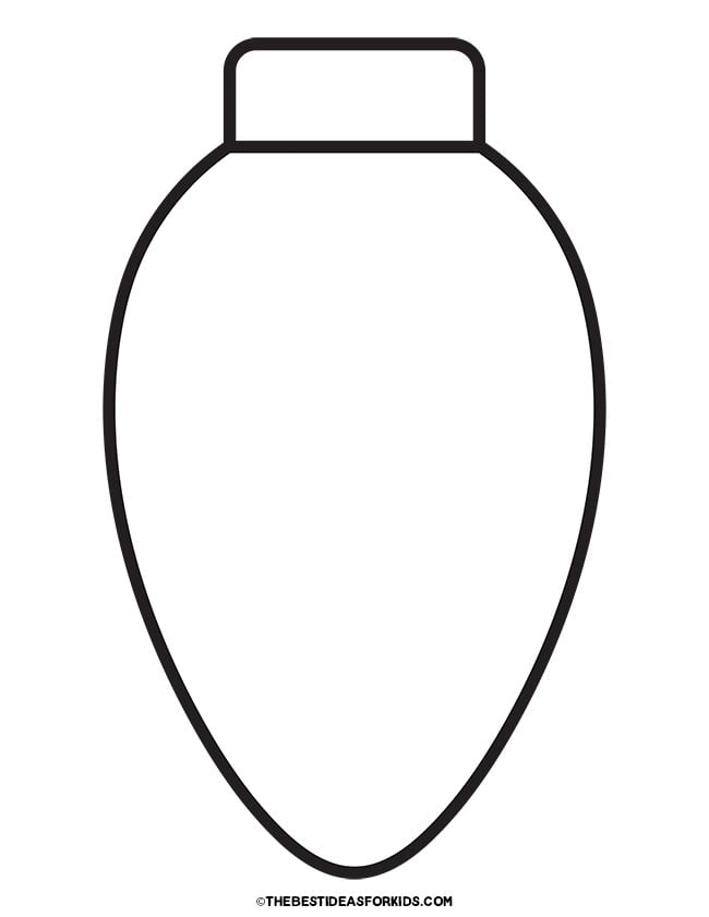Christmas Light Template (Free Printables) - The Best Ideas for Kids
