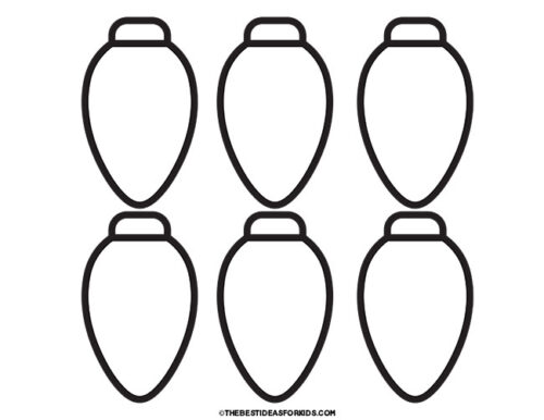 Christmas Light Template (Free Printables) - The Best Ideas for Kids