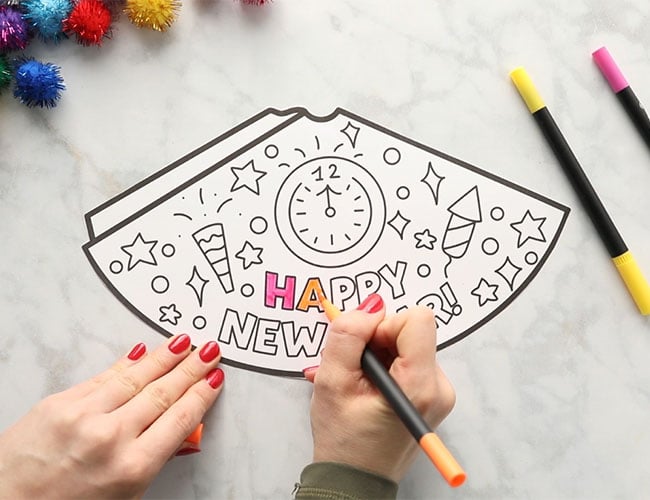 Printable New Years Hat - The Best Ideas for Kids