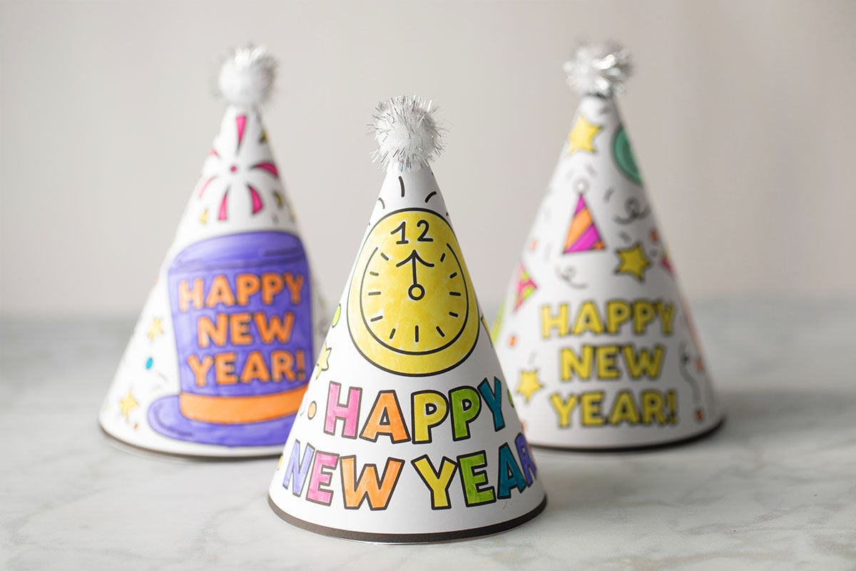 Printable New Years Hat - The Best Ideas for Kids