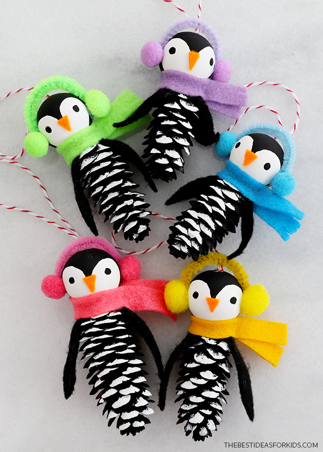 Pine Cone Penguin - The Best Ideas for Kids