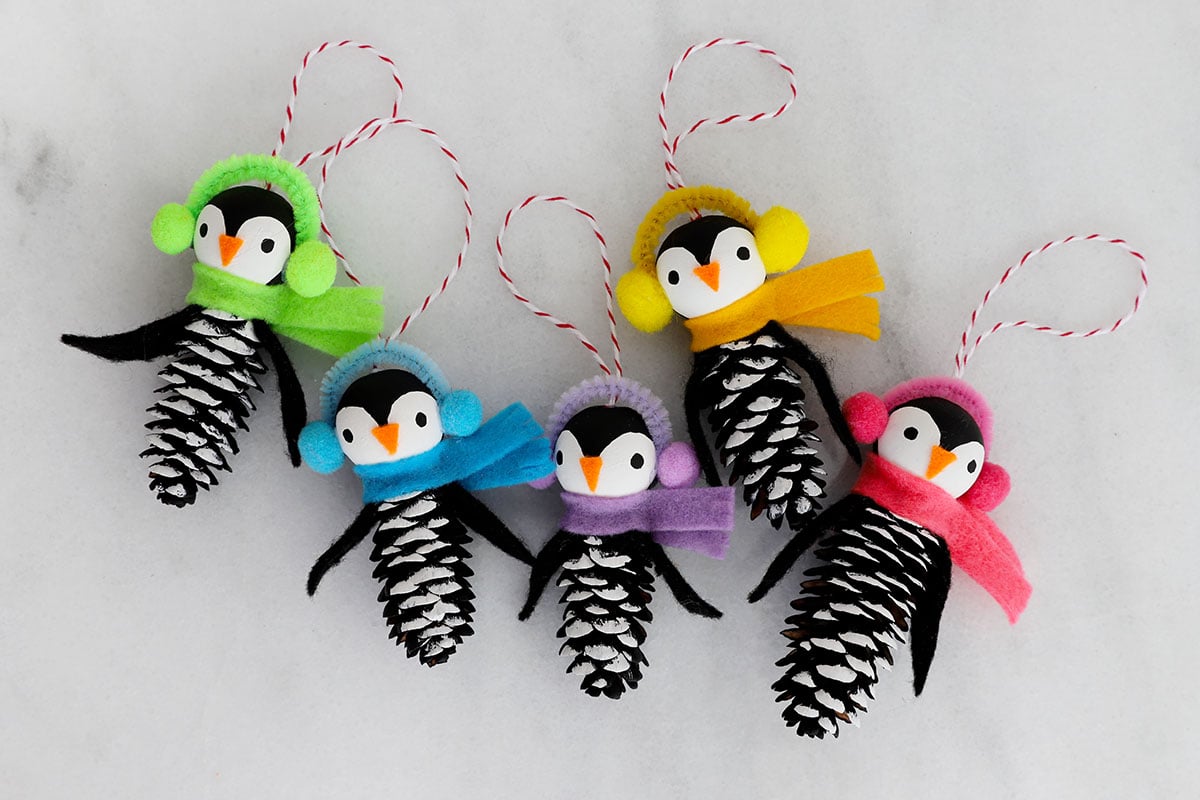Pine Cone Penguin - The Best Ideas for Kids