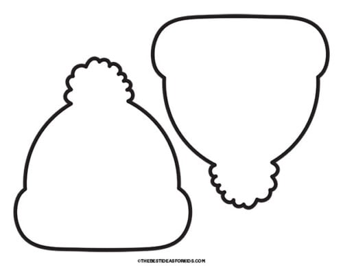 Winter Hat Template (Free Printables) - The Best Ideas for Kids
