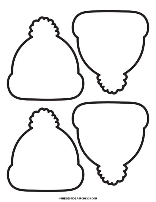 Winter Hat Template (Free Printables) - The Best Ideas for Kids