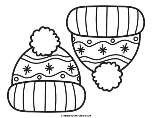 Winter Hat Template (Free Printables) - The Best Ideas for Kids