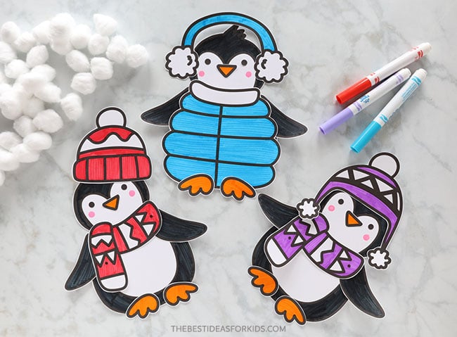 Penguin Template (Free Printables) - The Best Ideas for Kids