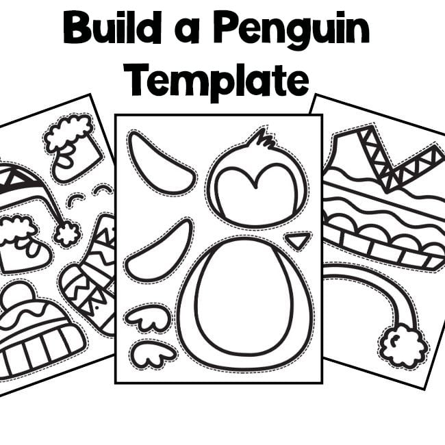 Penguin Template (Free Printables) - The Best Ideas for Kids
