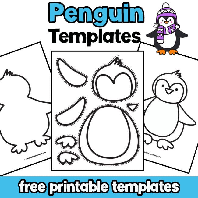 Penguin Template (Free Printables) - The Best Ideas for Kids