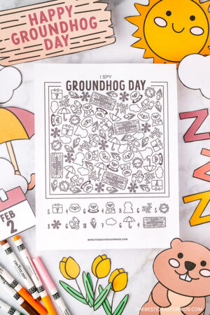 Groundhog Day I Spy (Free Printable) - The Best Ideas for Kids