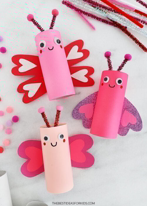 Toilet Paper Roll Love Bugs - The Best Ideas for Kids
