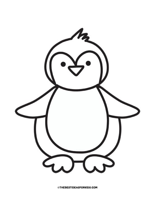 Penguin Template (Free Printables) - The Best Ideas for Kids