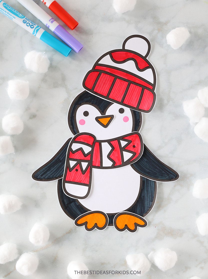 Penguin Template (Free Printables) - The Best Ideas for Kids