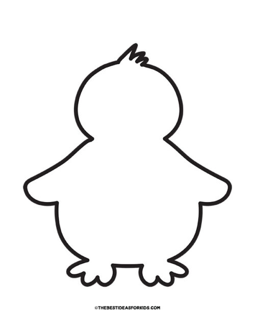 Penguin Template (Free Printables) - The Best Ideas for Kids