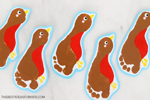 Robin Footprint - The Best Ideas for Kids