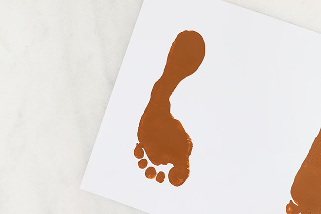 Robin Footprint - The Best Ideas for Kids