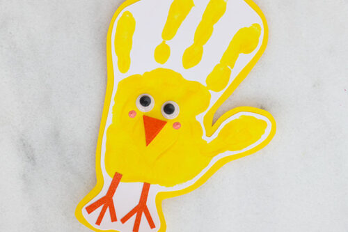Handprint Chick - The Best Ideas for Kids
