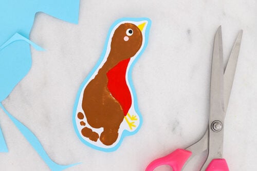 Robin Footprint - The Best Ideas for Kids