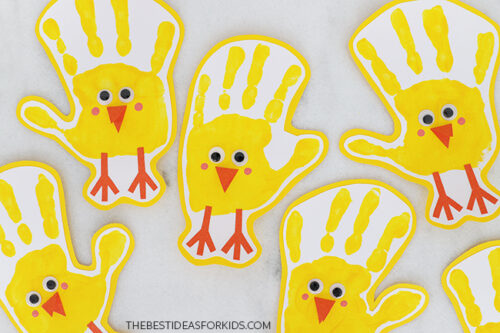 Handprint Chick - The Best Ideas for Kids