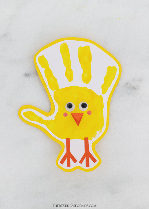 Handprint Chick - The Best Ideas for Kids