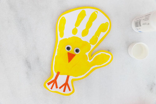 Handprint Chick - The Best Ideas for Kids