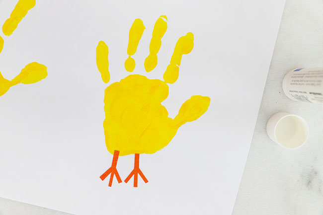 Handprint Chick - The Best Ideas for Kids