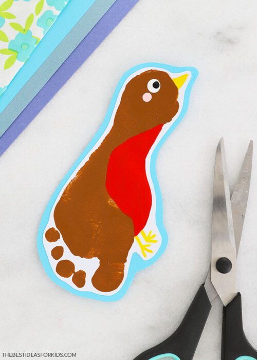 Robin Footprint - The Best Ideas for Kids